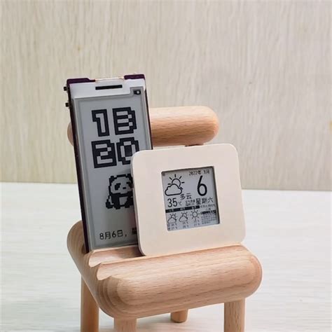 开源 合宙esp32开发板 墨水屏，diy创意桌面小摆件 电子发烧友网