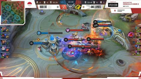 Game Terlama Di MPL ID Season 6 Tercipta ONIC Libas Aura Fire ONE