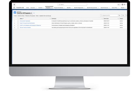 Salesforce Program Management Module