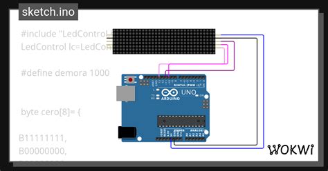 Matriz Led Max 7219 Wokwi Esp32 Stm32 Arduino Simulator