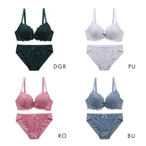 フェミニンレース ブラジャー ショーツ セット Abcde 総レース Shirohato白鳩