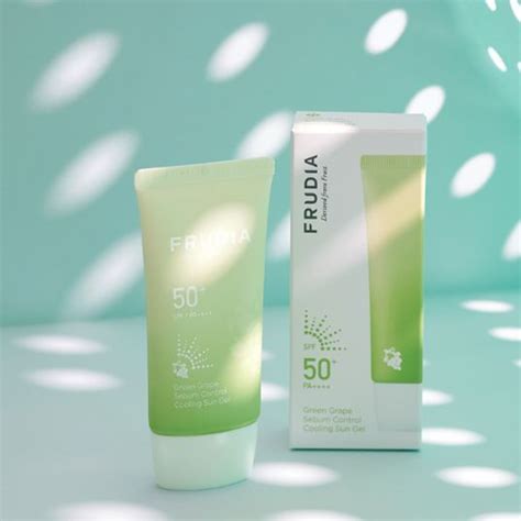 Green Grape Sebum Control Cooling Sun Gel | Green grapes, Gel, Chemical ...
