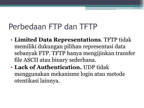 Trivial File Transfer Protocol Tftp Pptx