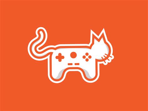 Gamer Cat Gamer Cat Cat Logo Design Graphic Design Logo