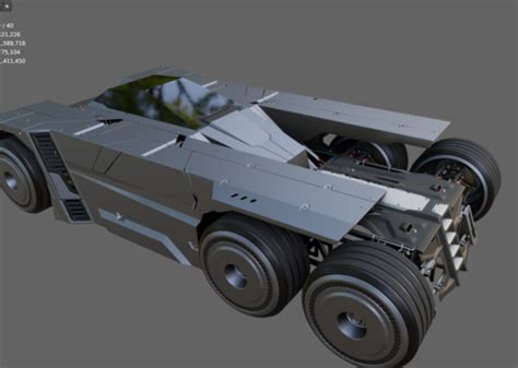 科幻未来汽车模型 科幻车模型库 Blenderblend模型下载 Cg模型网