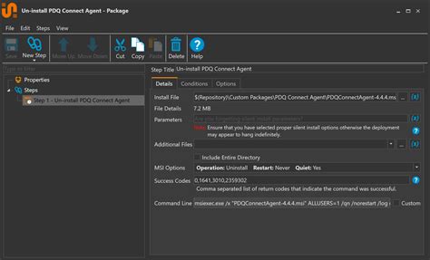 uninstalling the pdq connect agent pdq connect help center