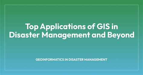 Top Applications Of Gis In Disaster Management And Beyond • Disaster Shiksha