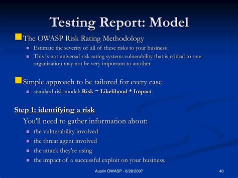 Ppt The Owasp Testing Framework Powerpoint Presentation Free