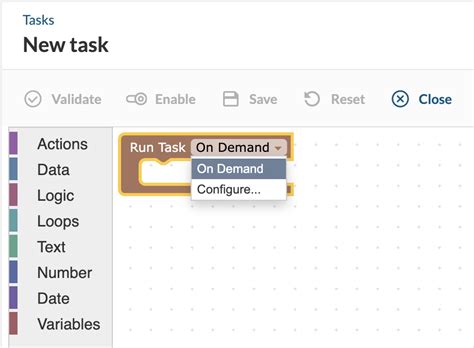 Tasks Caspio Online Help