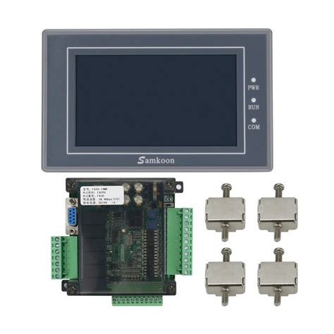 Samkoon EA 043A 4 3 HMI Touch Screen FX3U 14MR Programmable PLC