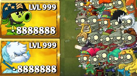 All Plant Max Level 1 Power Up Vs Small Zombie Who Will Win Pvz2