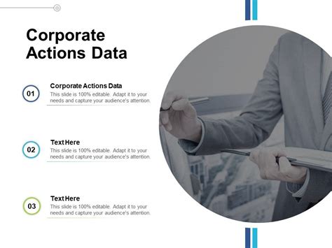 Corporate Actions Data Ppt Powerpoint Presentation Model Example Cpb