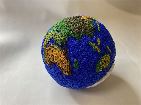 Трафарет МАКЕТ ПЛАНЕТЫ ЗЕМЛЯ для 3d ручки