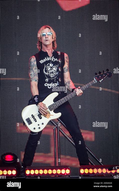 Duff McKagan Bass Guitarist Of Guns N Roses Performs Live At Stade
