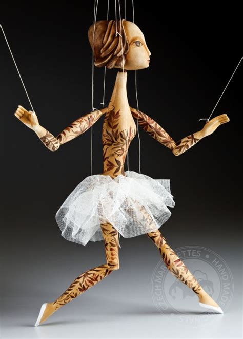 Wooden marionette - Ballerina | Marionettes.cz