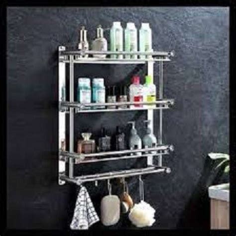 Jual Rak Gantung STAINLESS STEEL TINGKAT Rak Kamar Mandi Dinding Di Seller Sentosa Gemilang