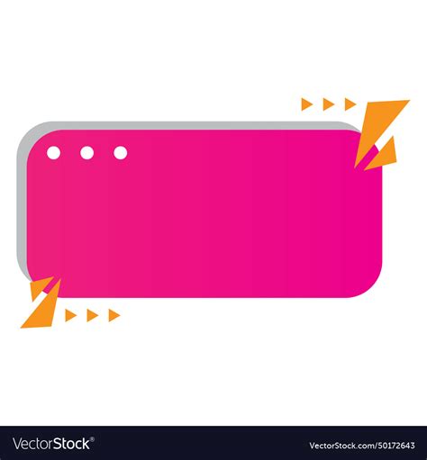 Purple Rectangle Banner Design Template Royalty Free Vector