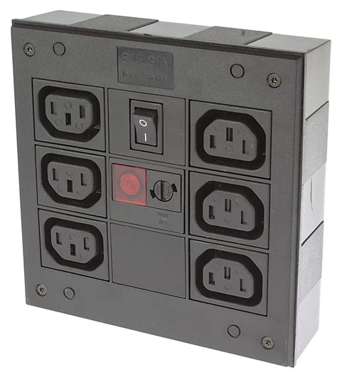 PXD IEC C Gang Power Distribution Unit No V Ac Fused RS