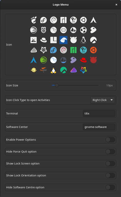Logo Menu Extension Is Gnome 42 And Libadwaita Ready With V10 R Gnome