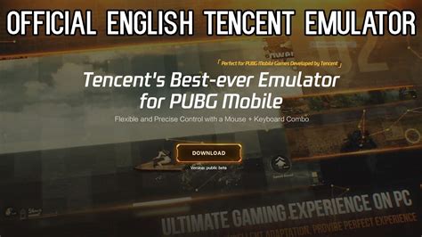 How To Play Pubg Mobile On Pc Official English Tencent Emulator