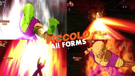 New Dbssh Piccolo All Forms All Orange Forms And Anime Textures Dbz Ttt Modz Youtube