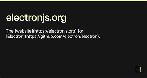 Electronjs Org Codesandbox