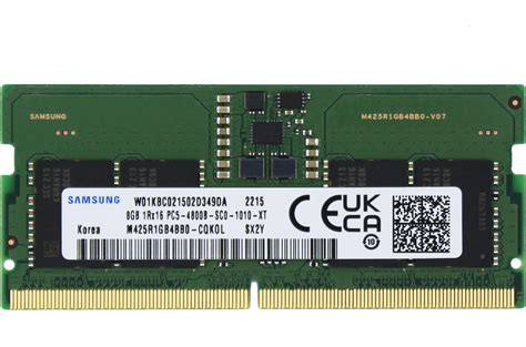 Samsung 32gb 2x16gb Ddr5 5600mhz Pc5 44800 1rx8 Sodimm Cl46 1 1v M425r2ga3bb0 Cwm Módulo De