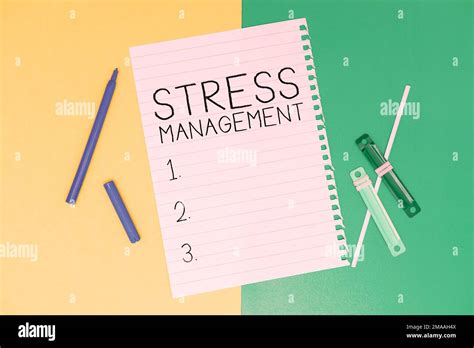 Handwriting Text Stress Management Business Overview Learning Ways Of