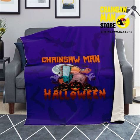 Hot Chainsaw Man Halloween Blanket Chainsaw Man Store