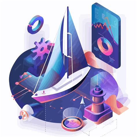 Premium Vector Data Analytics Vector Illustration