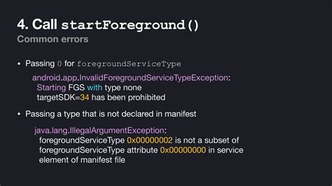 Guide To Foreground Services On Android Speaker Deck