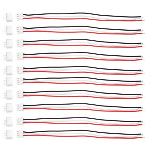 미니 Jst Xh 254mm 3 핀 커넥터 플러그 전자 라인 단일 연결 터미널 플러그 24awg 150mm 길이 와이어 케이블 10 세트 전기 장비 및 소모품