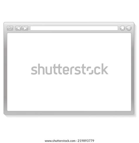 Browser Window Vector Illustration Stock Vector Royalty Free 219893779 Shutterstock