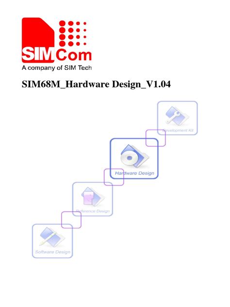 Sim68m Hardware Design V1 04 Pdf Antenna Radio Computer Engineering