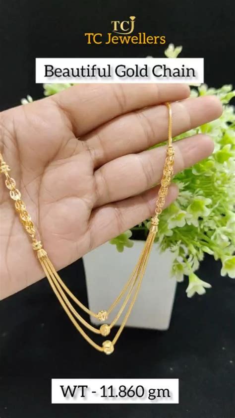 Gold Chain Video Simple Bridal Jewelry Gold Neck Chain Simple