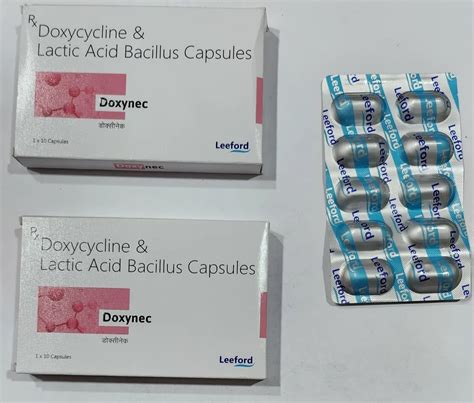 Doxynex Doxycycline Capsule 100 Mg 1x10 Tablets At ₹ 112box In Ghaziabad