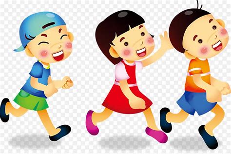 跑步 儿童 卡通 插画 素材png图片素材下载图片编号qkexgkgp 免抠素材网