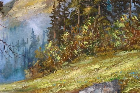 Картина «Сонячний ранок в Карпатах Дмитро Камінський