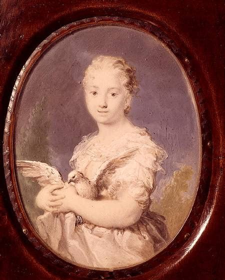 Young Girl with a Dove L Innocenza Rosalba Giovanna Carriera als Kunstdruck oder Gemälde