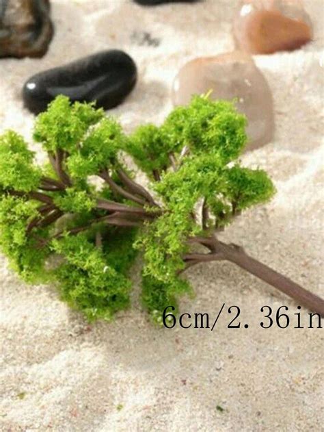 3pcs 5pcs 4 6cm Simulation Model Green Trees Train Layout Miniature Tree Artificial Mini Forest