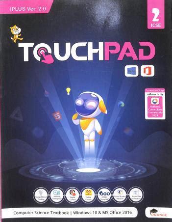 Buy Touchpad IPlus Version 2 0 Class 2 ICSE Windows 10 MS Office 2016 Book Online
