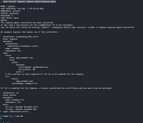 helm install provides empty ingress class annotation in notes · issue
