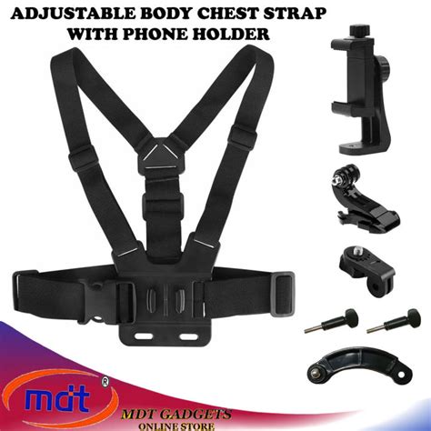 Tuyu Phone Chest Strap Mount Gopro Chest Harness Holder For Vlogpov