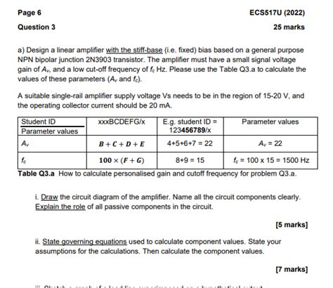 Solved Page Question ECS U Marks A Design A Chegg Com