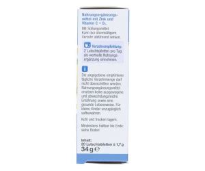 Sanotact Zink C D Lutschtabletten 20 Stk Ab 2 25