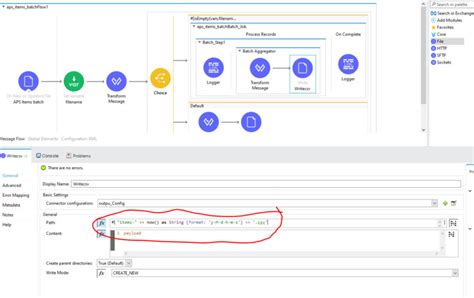Batch Jobbatch Aggregator Write