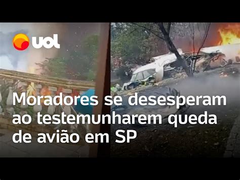 Veja vídeo do momento em que avião da Voepass cai em Vinhedo SP