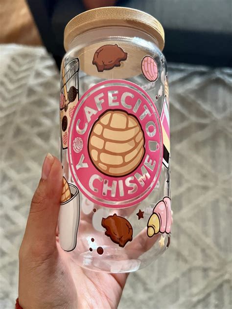 Cafecito Y Chisme Cup Cafecito And Chisme Glass Tumbler Glass Cup For