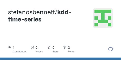 Github Stefanosbennett Kdd Time Series