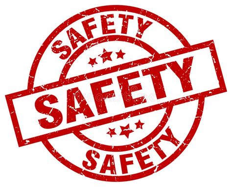 Safety Stamp Stock Vector Illustration Of Badge Stamp 122298563